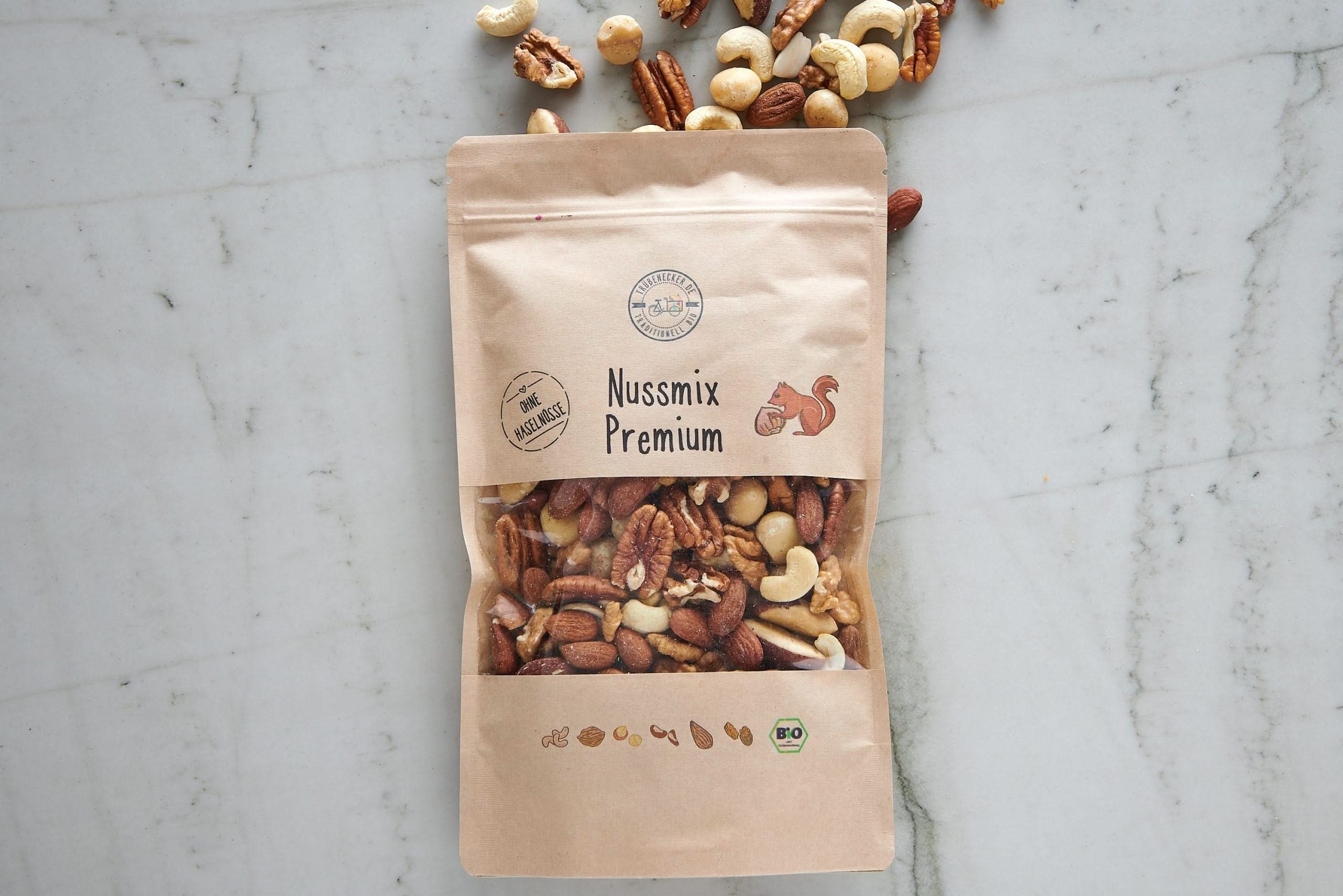 Nuss-Mix Premium Bio – Allergikerfreundlich - 750g - Trübenecker.de